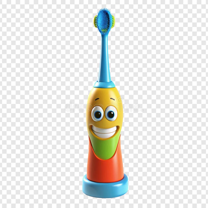 Smart Toothbrush for Kids Transparent Background Stock Illustration ...
