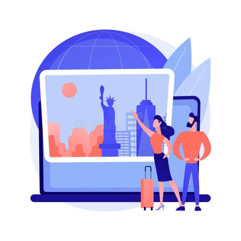 Smart Tourism System Abstract Concept Vector Illustration. Stock Vector ...