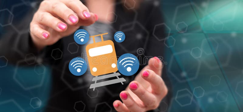 Concept of smart train stock photo. Image of smart, business - 144653972