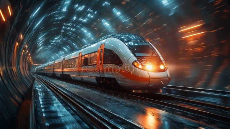 Advanced Smart Train Navigating through a Futuristic Tunnel Using ...