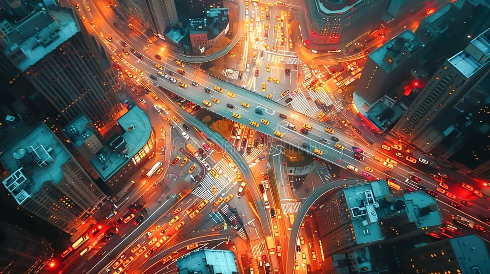 Smart Transportation Solutions for Urban Commuters Stock Illustration ...