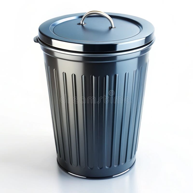 Smart Trash Can. Recycle Bin with Network Signal. Internet of Things ...