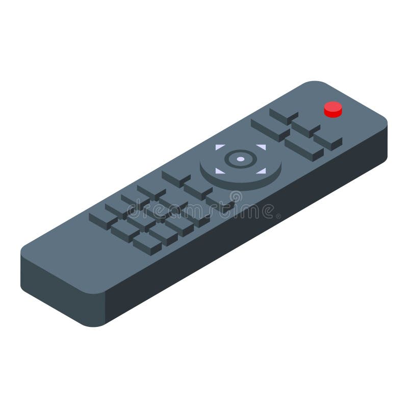 Smart TV Box Remote Control Icon Isometric Vector. Video Internet Stock ...