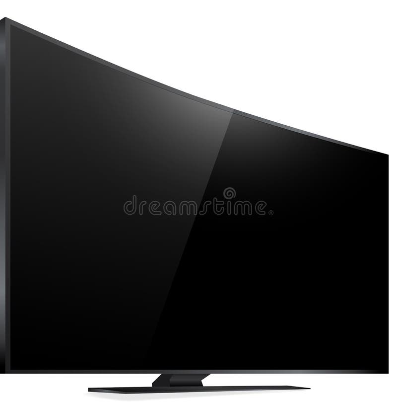 Smart Tv stock vector. Illustration of television, concept - 43194653