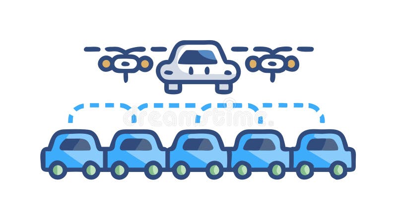 Smart Vehicles: Autonomous Driving, Vector Design Generative AI Stock ...