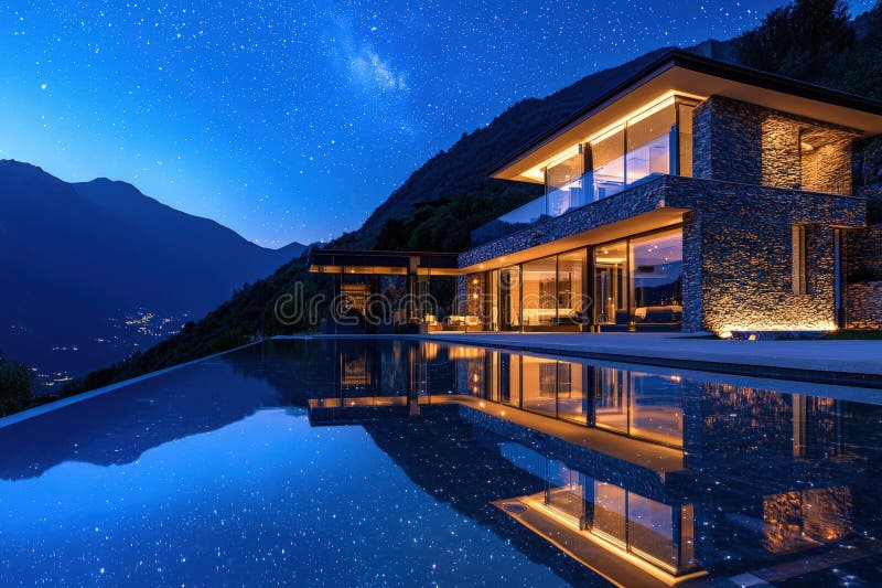 A Smart Villa in the Mountains with AI-controlled Lighting and an ...