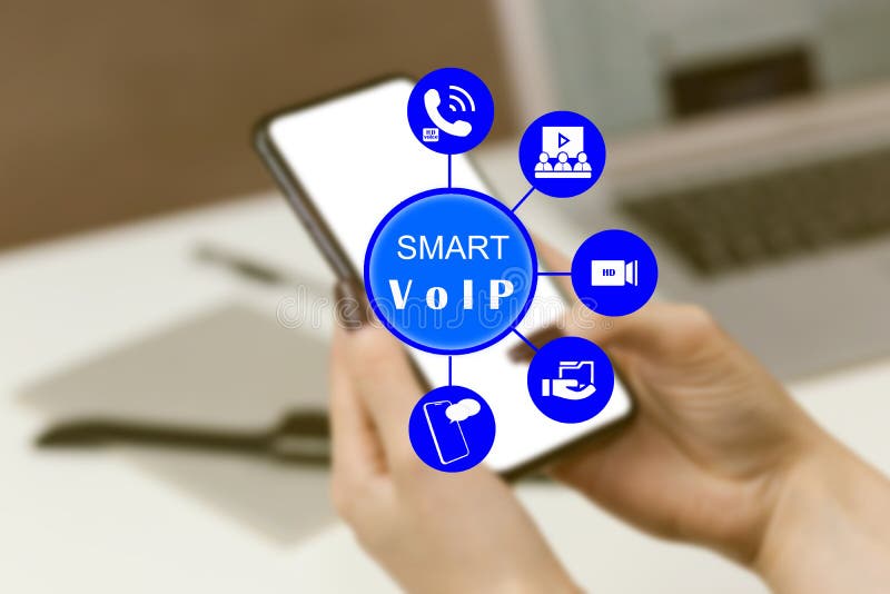 Smart VoIP Voice Over Internet Protocol Technology on Mobile Smart ...