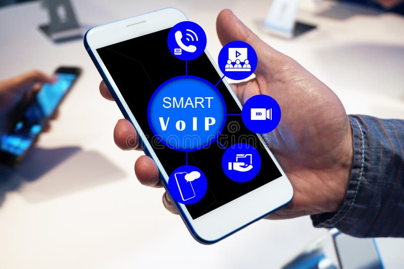 Smart VoIP Voice Over Internet Protocol Technology on Mobile Smart ...
