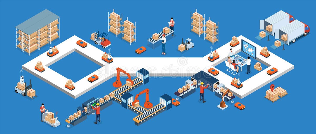 Warehouse Operation Stock Illustrations – 3,405 Warehouse Operation ...