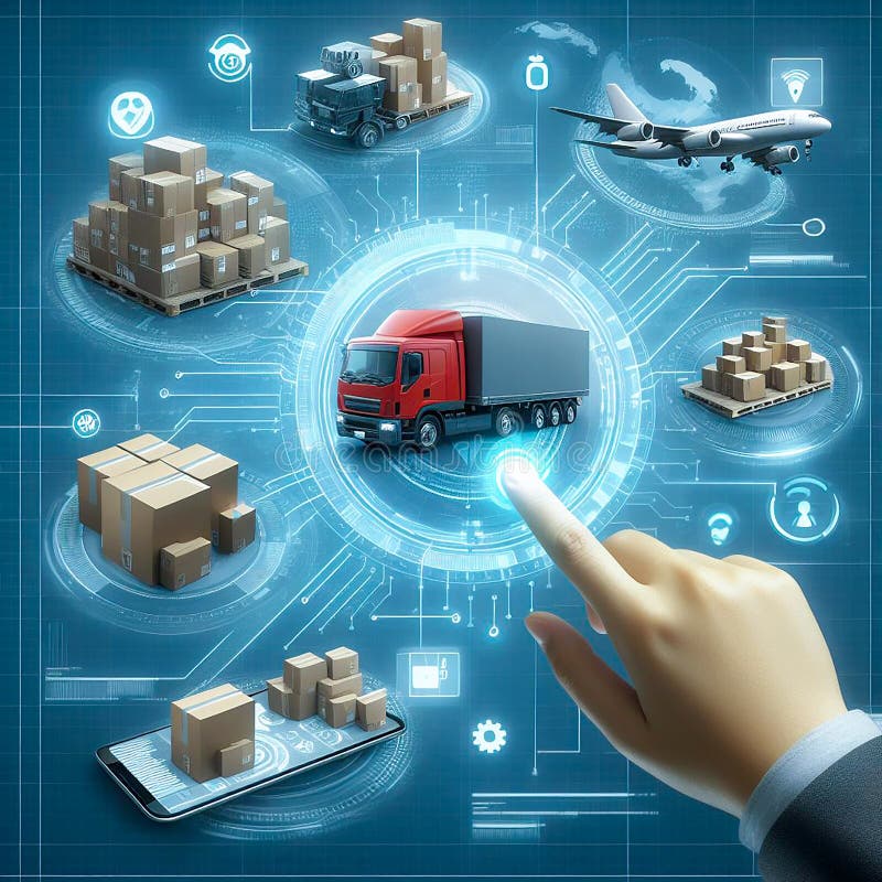 Smart Warehouse Management System, Featuring Interconnected IoT Devices ...