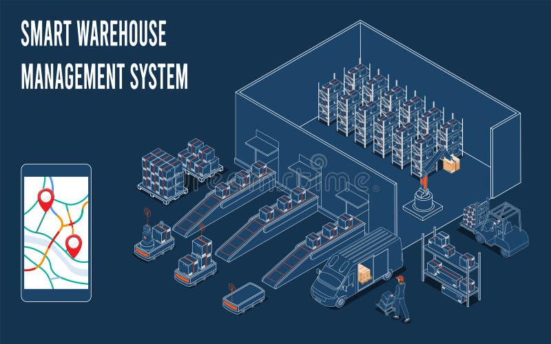 Warehouse Simulation Stock Illustrations – 276 Warehouse Simulation ...