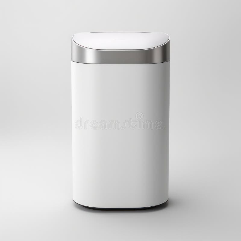 Smart Waste Basket. Electronic Gadget for the Home on White Background ...