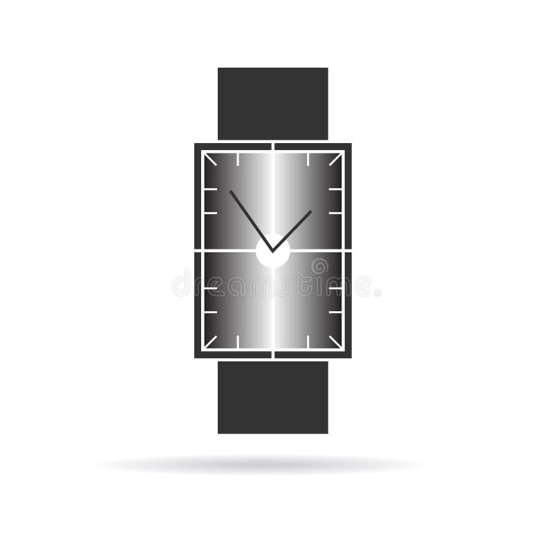 Smart Watch Contemporary Luminous Screen Design Stock Vector ...