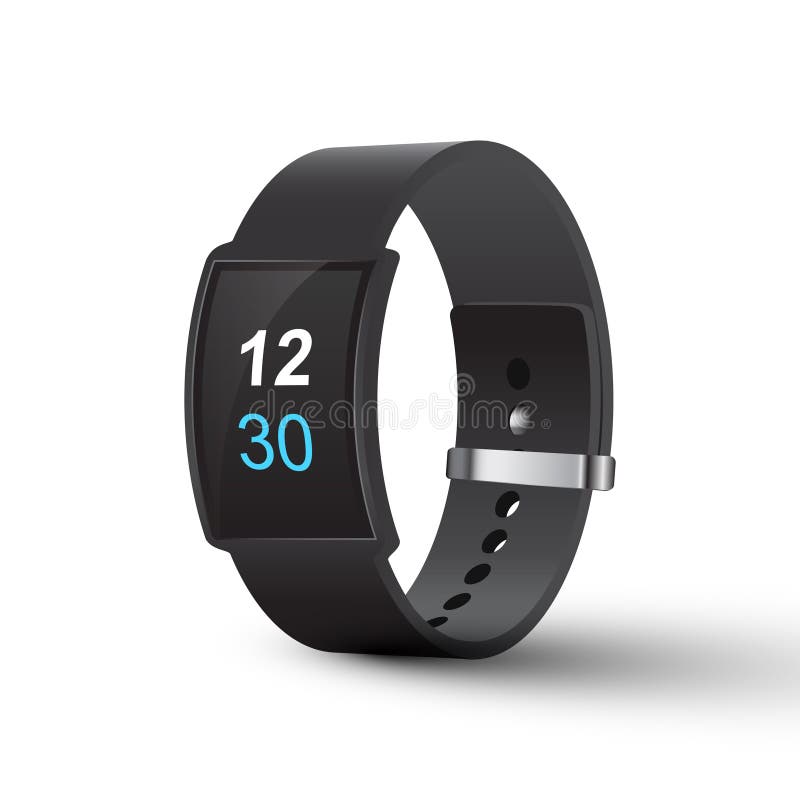 Smart Watch 3d Illustration Stock Vector - Illustration of internet ...