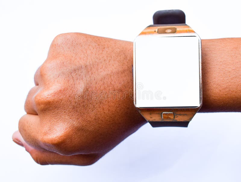 Smart Watch and Hand for Texture Stock Image - Image of texture, smart ...