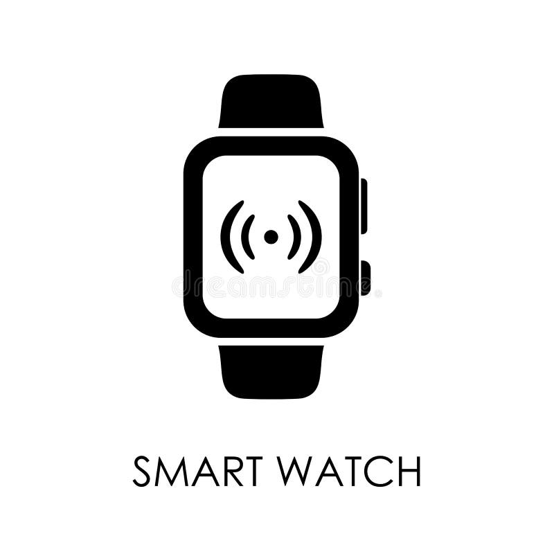 Smart Watch Icon Symbol Flat Style Vector Illustration Stock Vector ...
