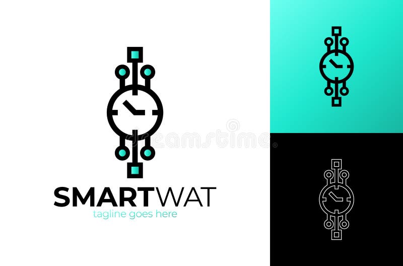 Smart Watch Logo. Smart Watch Application Logo Vector Icon Ilustration ...