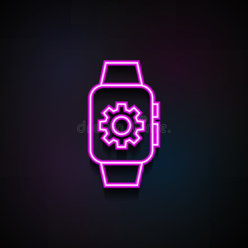 Smart Watch Setting Icon. Element of Minimalistic Icons for Mobile ...