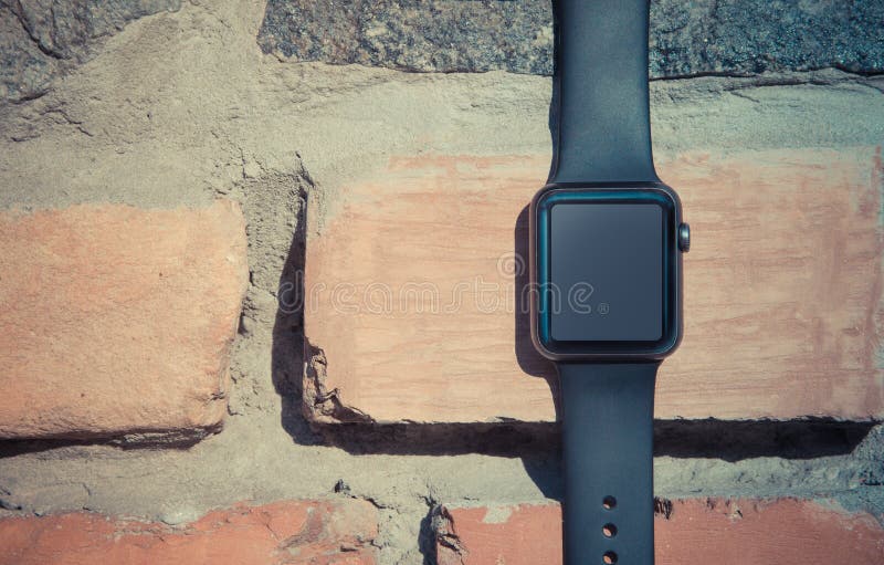 Smart Watch Stone Background Mockup Template Stock Photos - Free ...