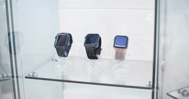Smart Watch in Store. Personal Device Stock Image - Image of display ...