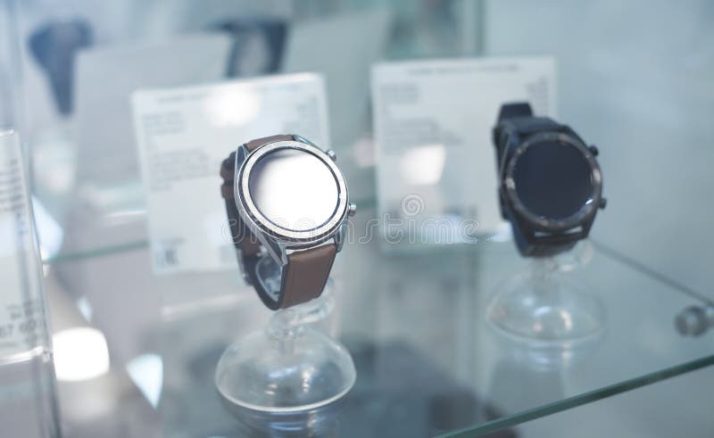 Smart Watch in Store. Personal Device Stock Photo - Image of innovation ...