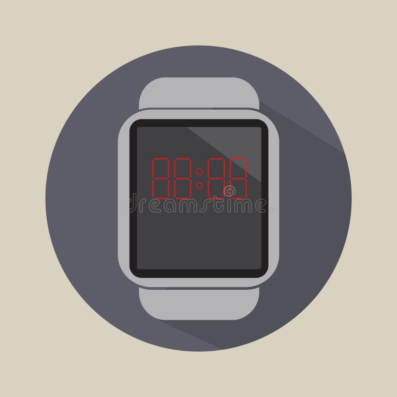 Smart Watch Time Hour Modern Technology Electronics Application Simple ...
