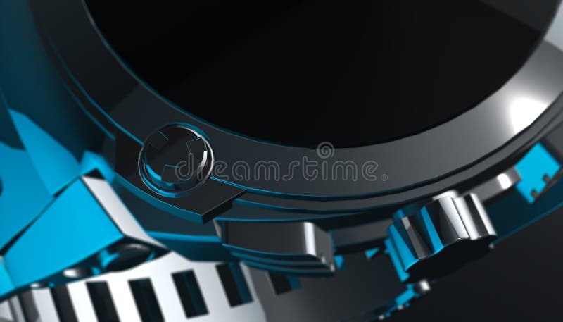 Smart Watch on Various Material and Background, 3d Render Stock ...