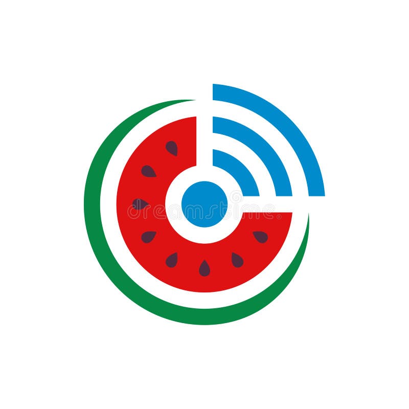 Smart Watermelon Logo Vector Template, Creative Watermelon Logo Design ...