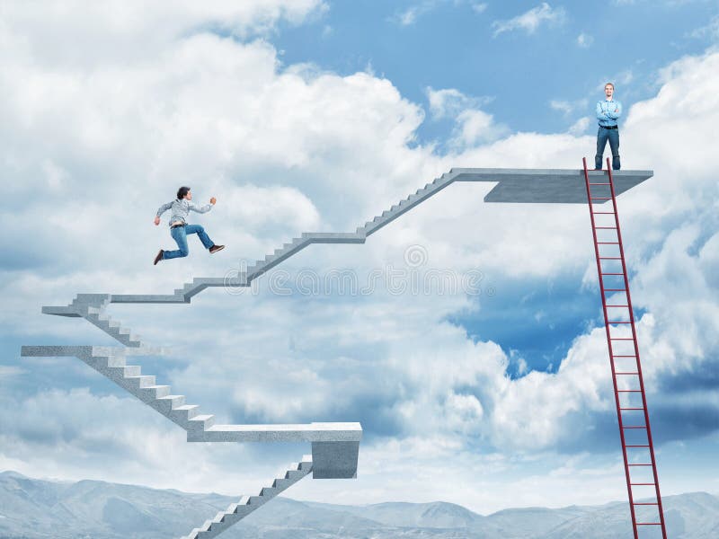 Smart way stock photo. Image of mountain, easy, confident - 57318752