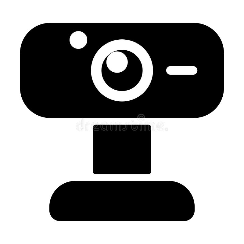 Smart Web Camera Icon stock vector. Illustration of smarthome - 265071471
