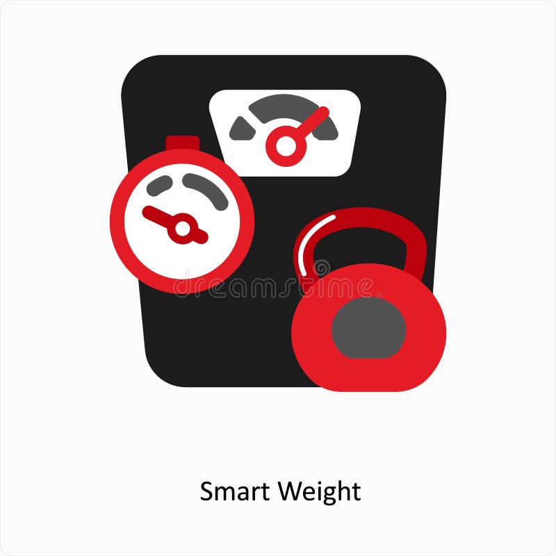 Smart Weight stock vector. Illustration of scale, weight - 266286271