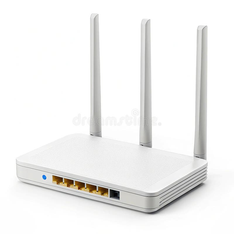 Smart Wi-Fi Router with Mesh Networking for Whole Home Coverage Stock ...