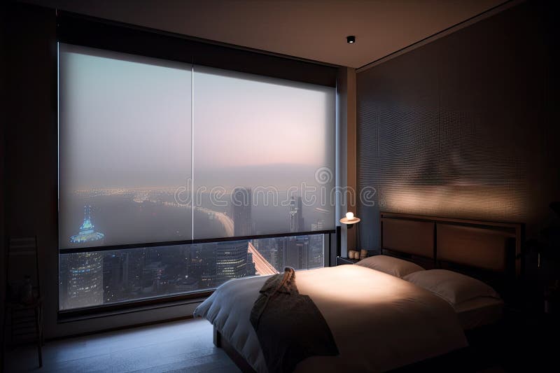 Smart Window Covering System with Built-in Led Lights for Enhanced ...