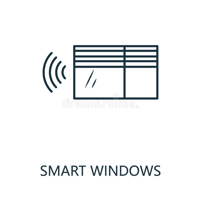 Smart Windows Icon Set. Four Simple Symbols in Diferent Styles from ...