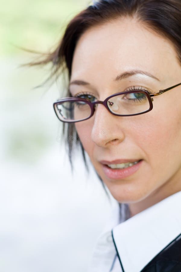 Smart woman stock photo. Image of happy, expression, caucasian - 5339154