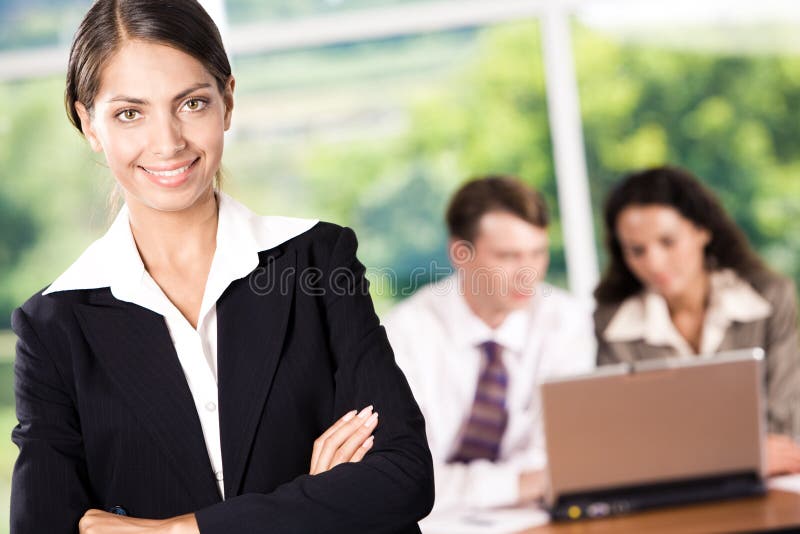 Smart woman stock photo. Image of businesspeople, charming - 30953924