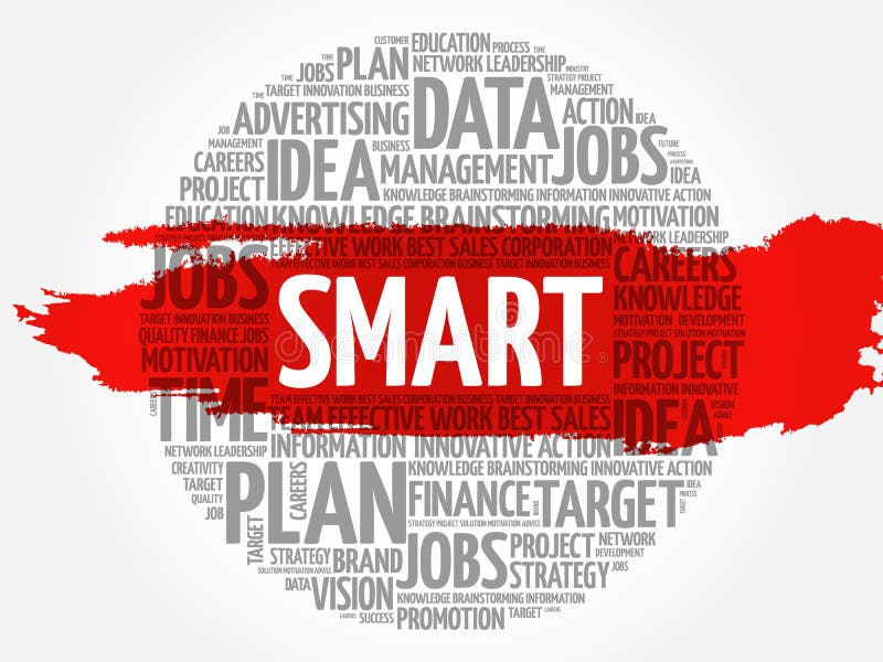 Smart word cloud stock illustration. Illustration of business - 207111636