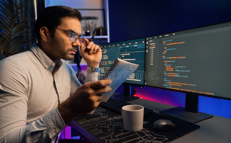 Smart it Working Software Development Coding on Pc with Reading Note ...