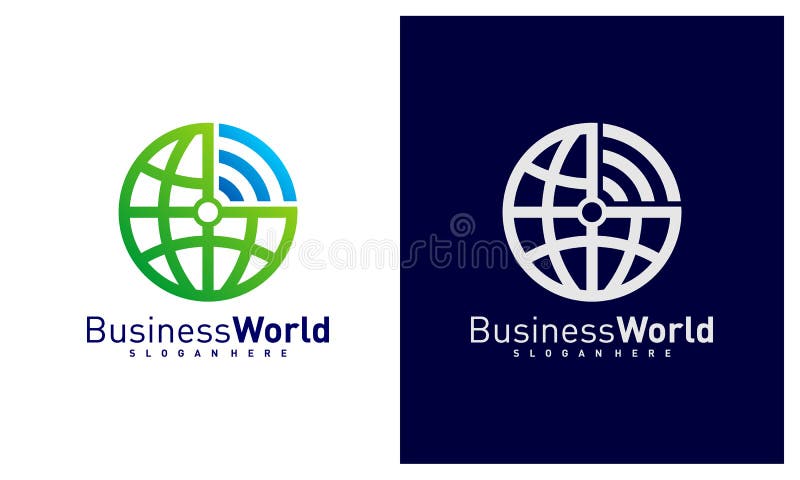 Smart World Logo Vector Template, Creative World Logo Design Concepts ...