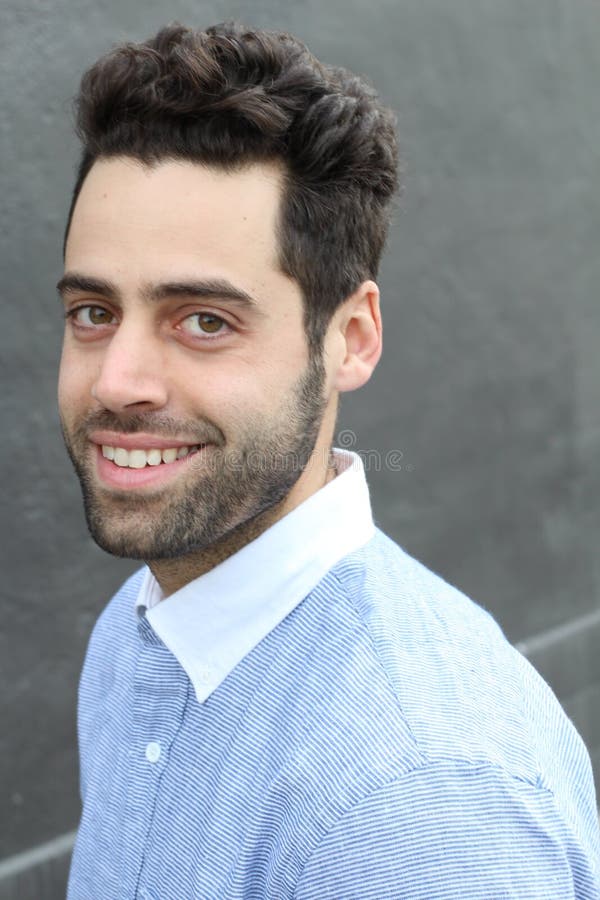 Smart Young Male in Stylish Outfit - Stock Image Stock Image - Image of ...