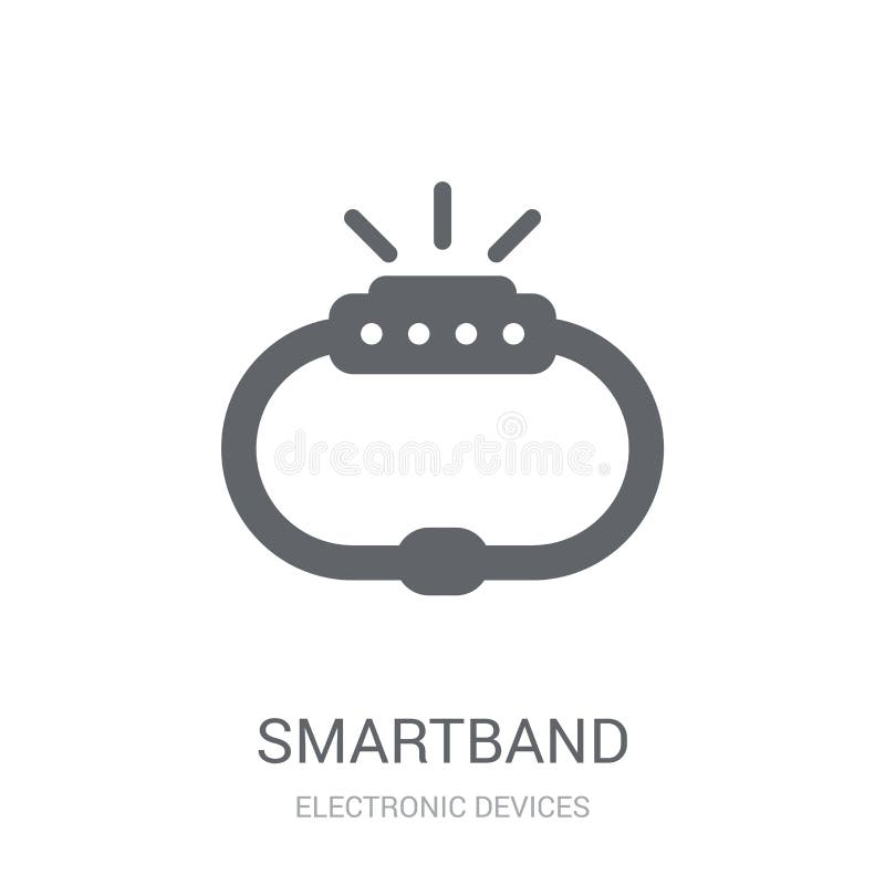 Smartband Transparent Icon. Smartband Symbol Design from Electronic Devices Collection. Simple ...