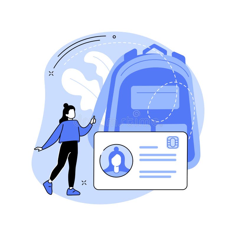 Smartcards for Schools Abstract Concept Vector Illustration. Stock ...