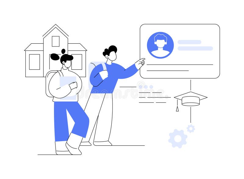 Smartcards for Schools Abstract Concept Vector Illustration. Stock ...