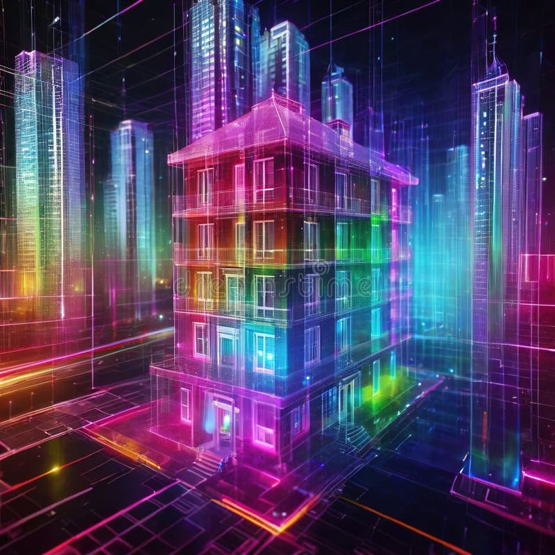 Smarthome, Apartment Building Residences, Internet of Things, Connected ...