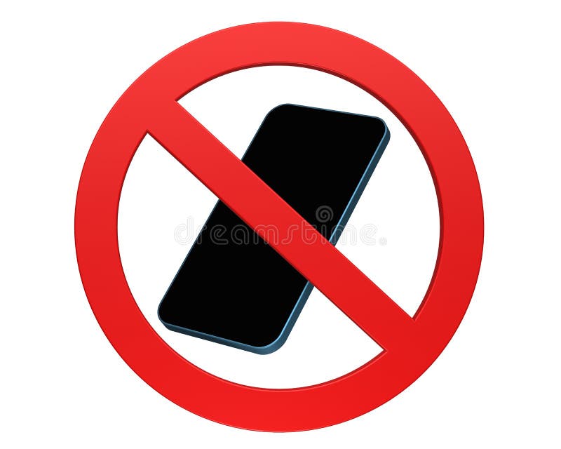 Phone Off Icon. Sign of Mobile Ban. Forbidden Use Cellphone, Sound ...