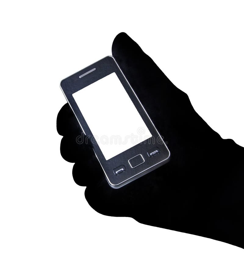 Smartphone stock image. Image of hand, telephon, bussiness - 23291493