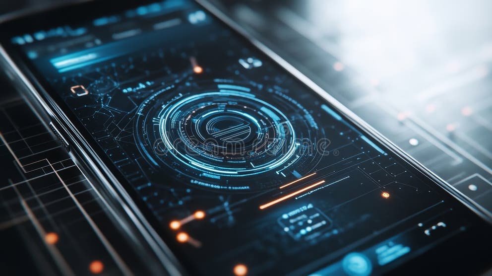 Smartphone Accelerometer Sensor Tracking Motion and Activity Data Stock ...