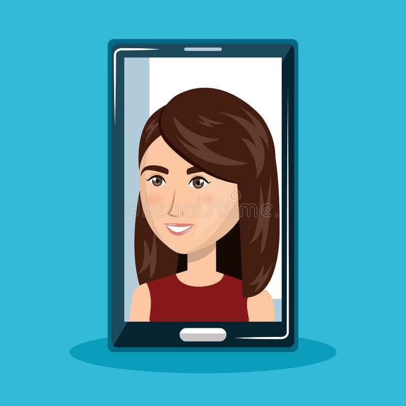 Smartphone with Agent Call Center Stock Vector - Illustration of centre ...