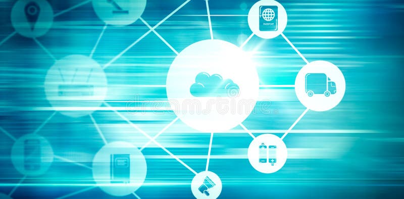 Smartphone apps icons stock illustration. Illustration of computing ...