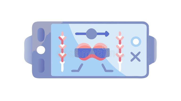 Smartphone AR Interface, Interactive Mobile Experience, Vector Design ...